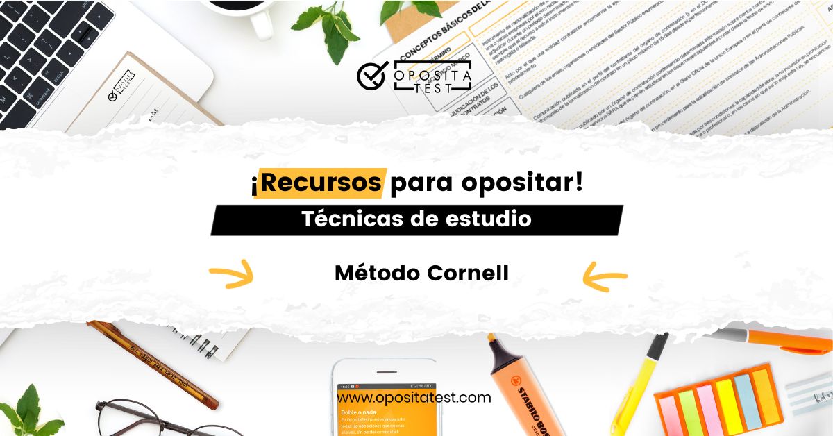 Método Cornell: qué es y cómo usarlo en oposiciones [¡plantilla gratis!]