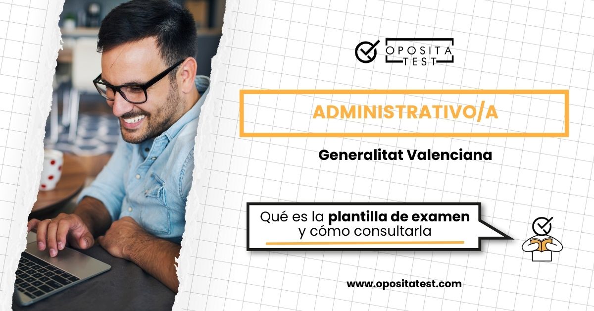 Plantilla correctora Administrativo Valencia 2025-2026: qué es